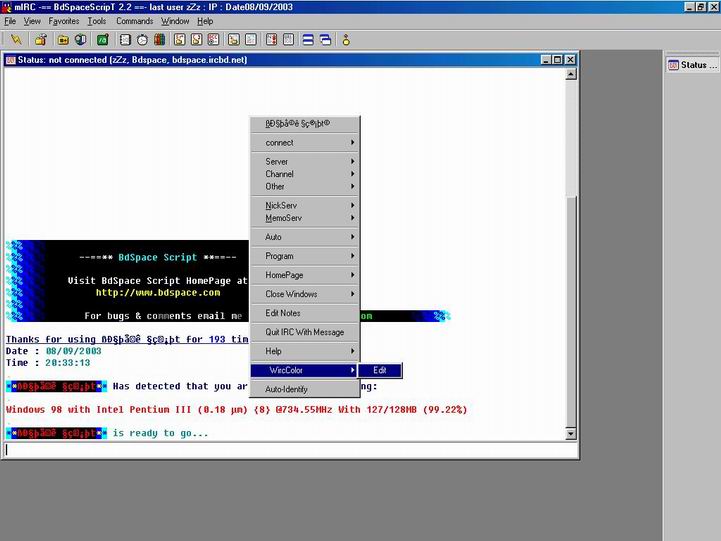 -[ Screenshot Of Wirc Color ]-